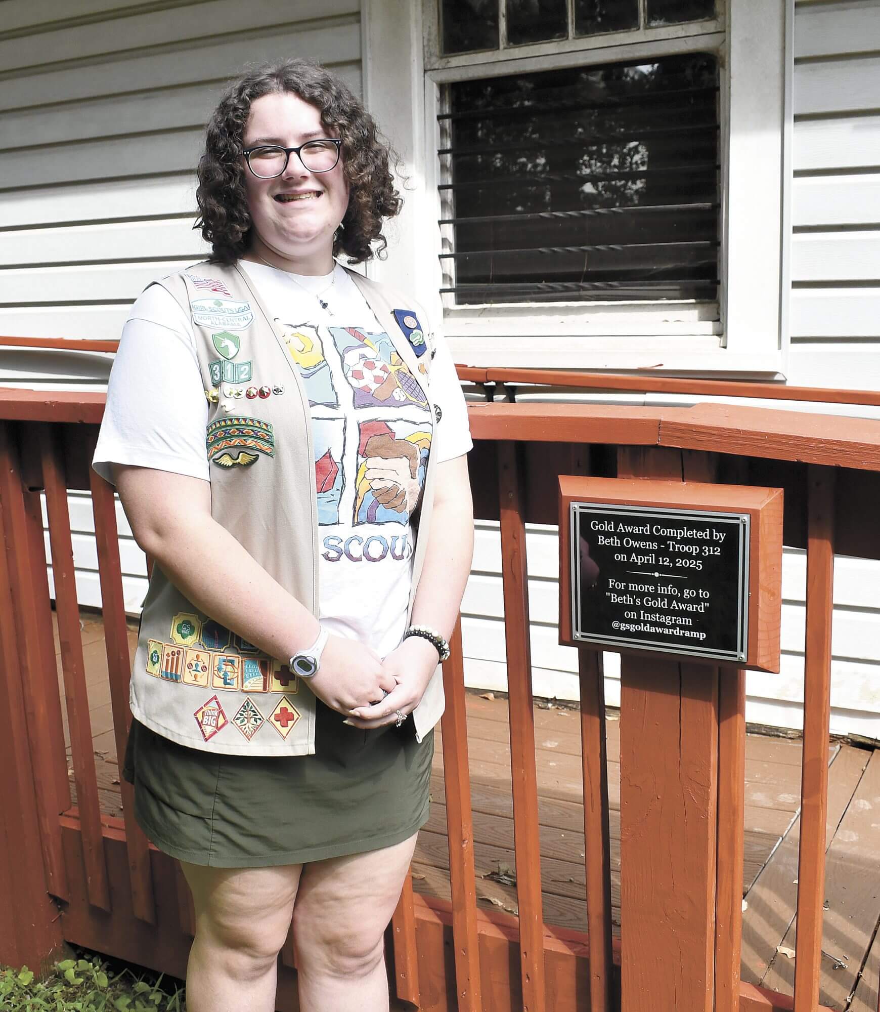 Beth Owens Completes Her Gold Award Project - Over the Mountain Journal